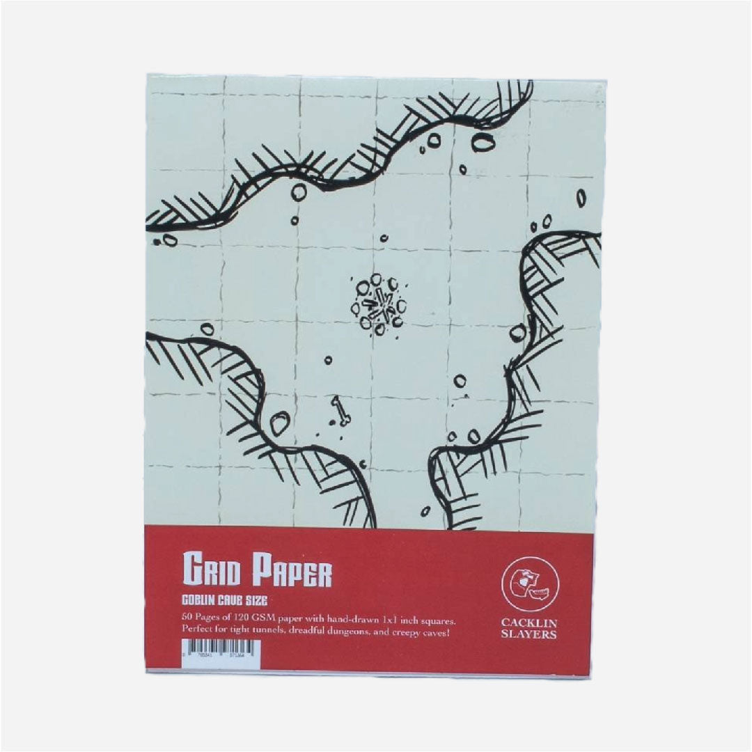 Grid Paper: Goblin Cave Size (6 x 8 inch) – Cacklin Slayers